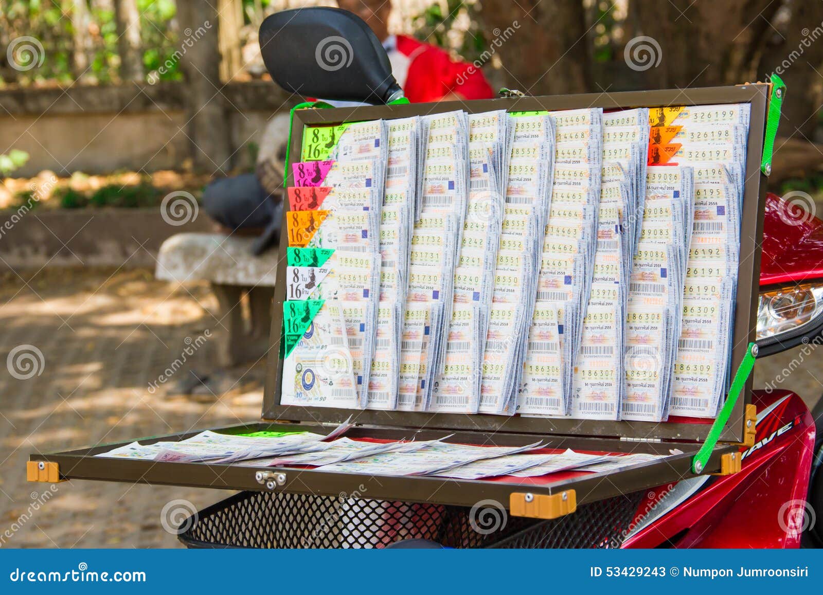 Thai lottery ticket stock image. Image of ticket, thailand - 53429243
