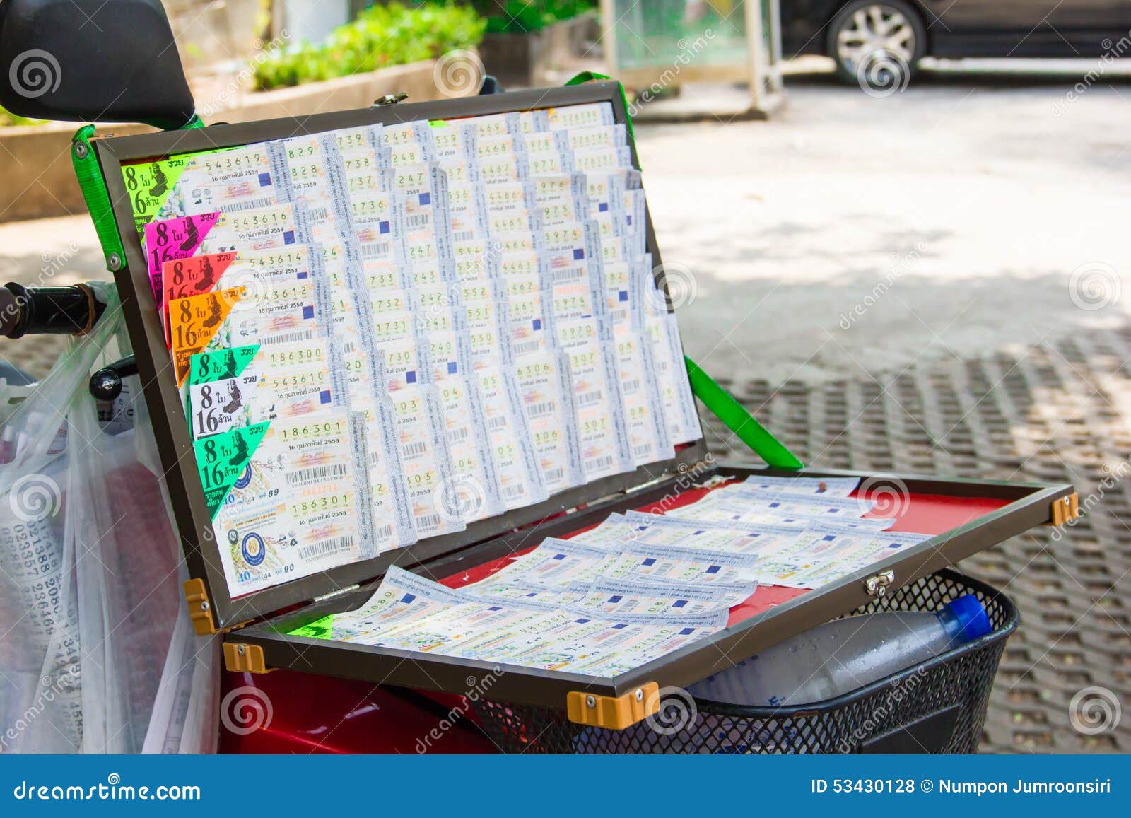 Thai lottery ticket editorial stock photo. Image of asian - 53430128