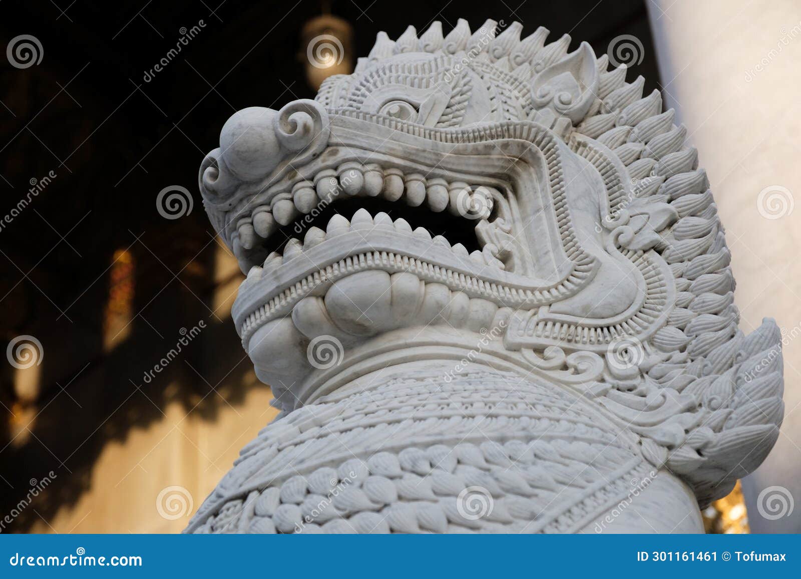 Thai Marble Temple in Bangkok Stock Image - Image of stupa, marble ...
