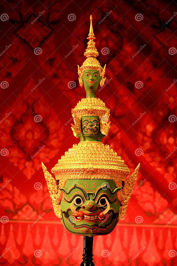 Thai mask stock photo. Image of culture, artistic, tradition - 27945156