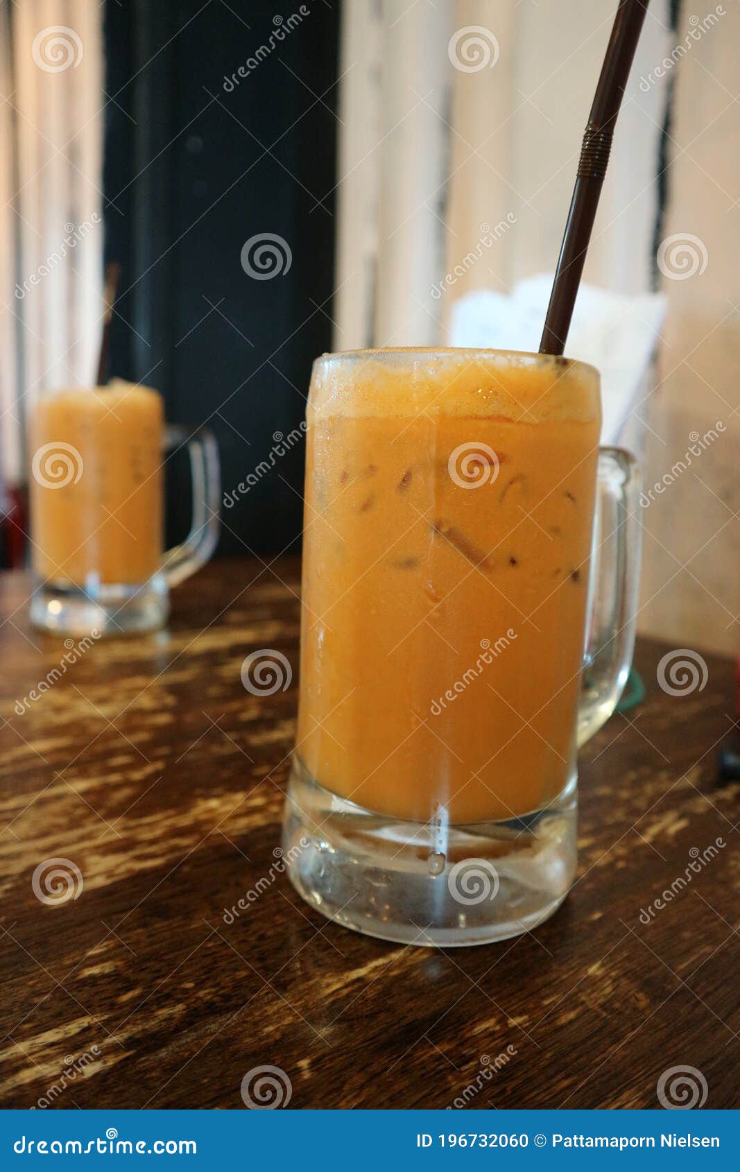 Thai milk tea stock photo. Image of chak, thai, milk - 196732060