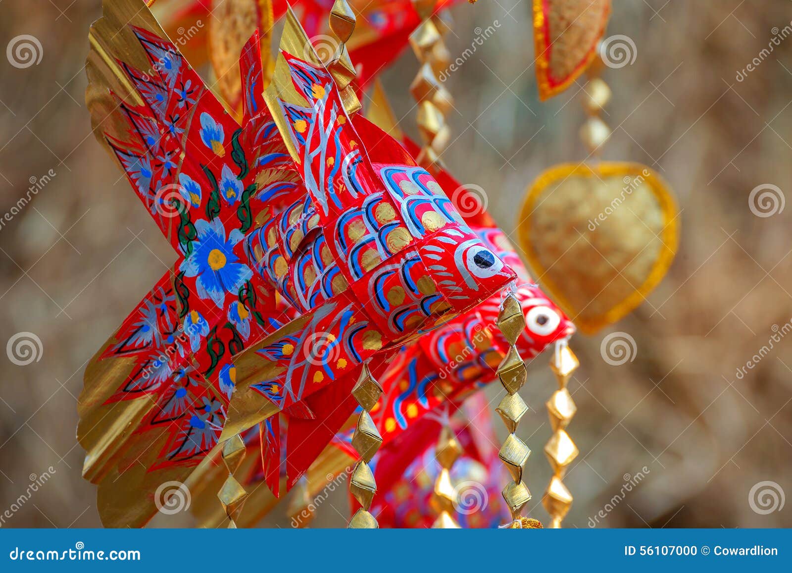 Thai Mobile Fish stock photo. Image of fish, craft, carp - 56107000