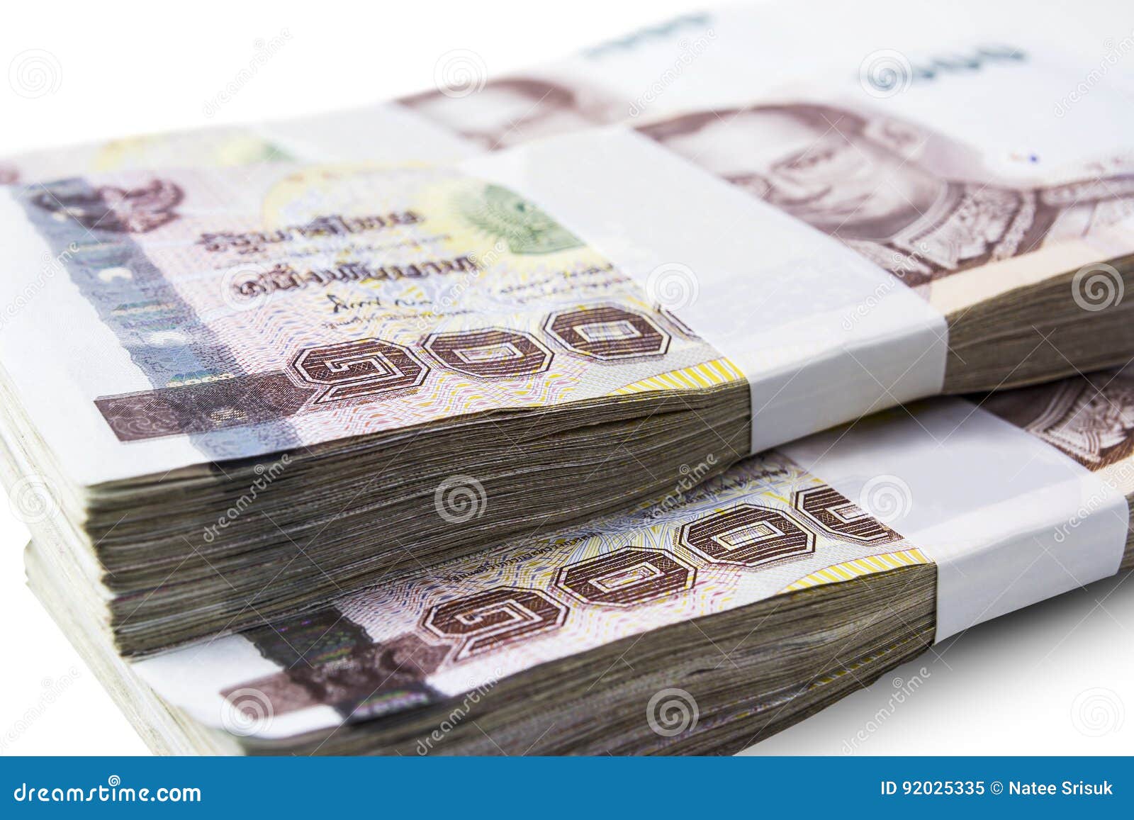 Thai money isolated stock image. Image of thailand, bath - 92025335