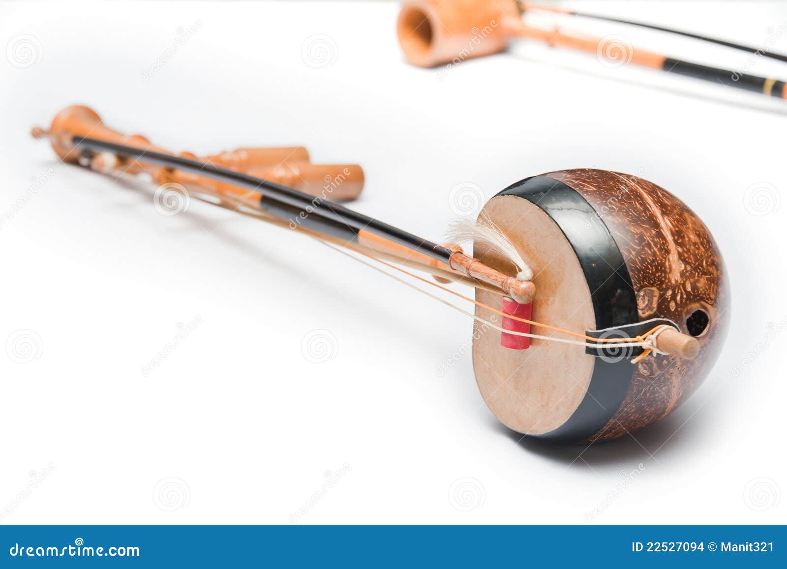 Thai musical instrument. stock photo. Image of close - 22527094