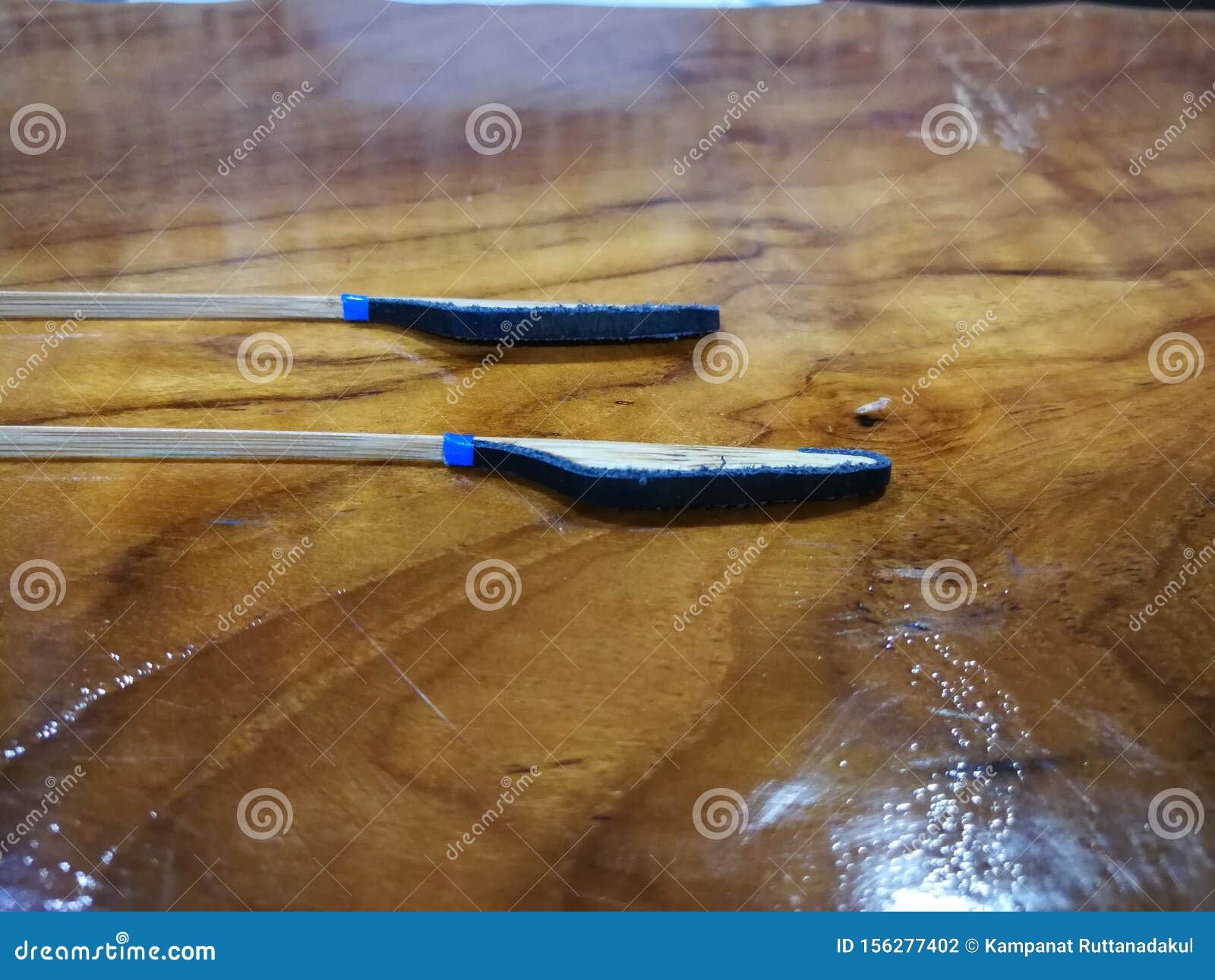 Thai Musical Instrument Dagger with String Stock Photo - Image of ...
