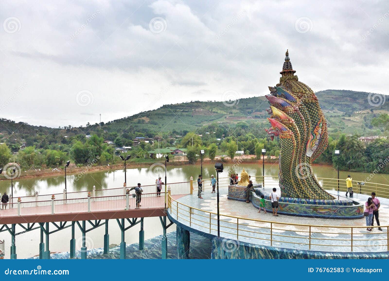 Thai Naga stock image. Image of leisure, recreation, tourism - 76762583