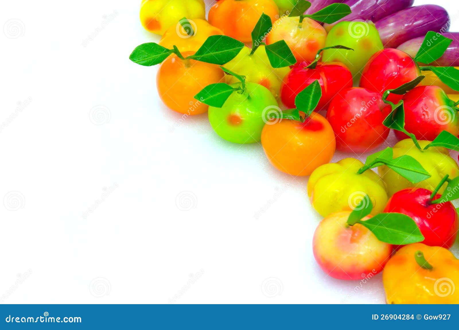 Thai Native Candy Made in Fruit Shape Stock Photo - Image of colorful ...