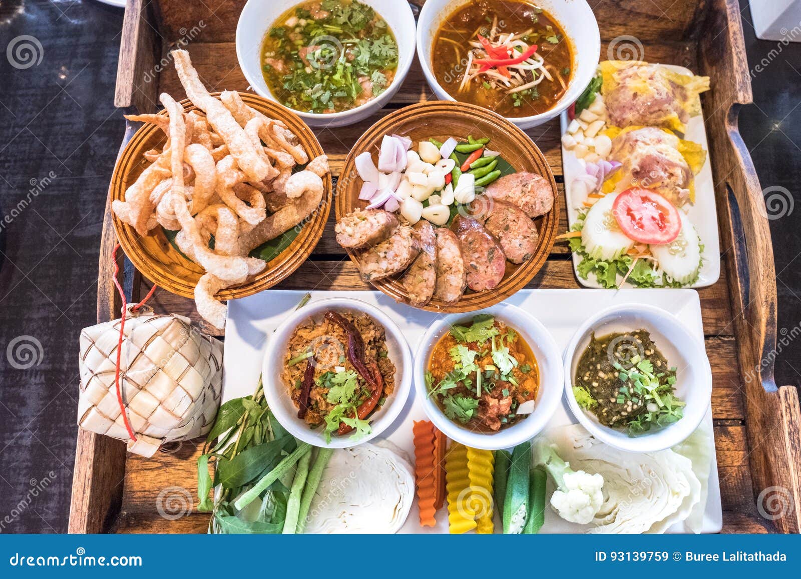 Thai Northern Food stock image. Image of dinner, delicious - 93139759