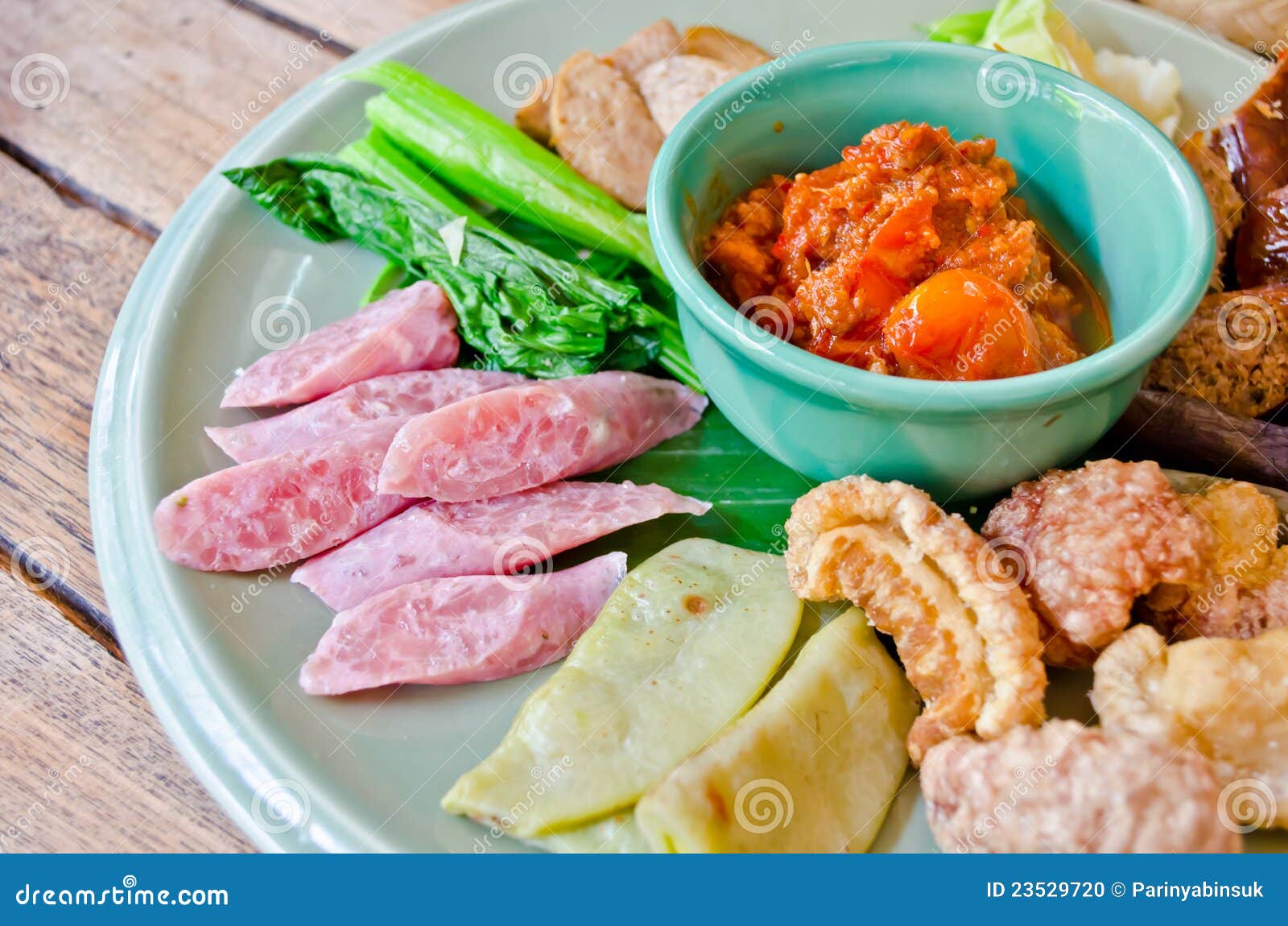 Thai Northern Food Original Style And Cruisine Royalty-Free Stock ...