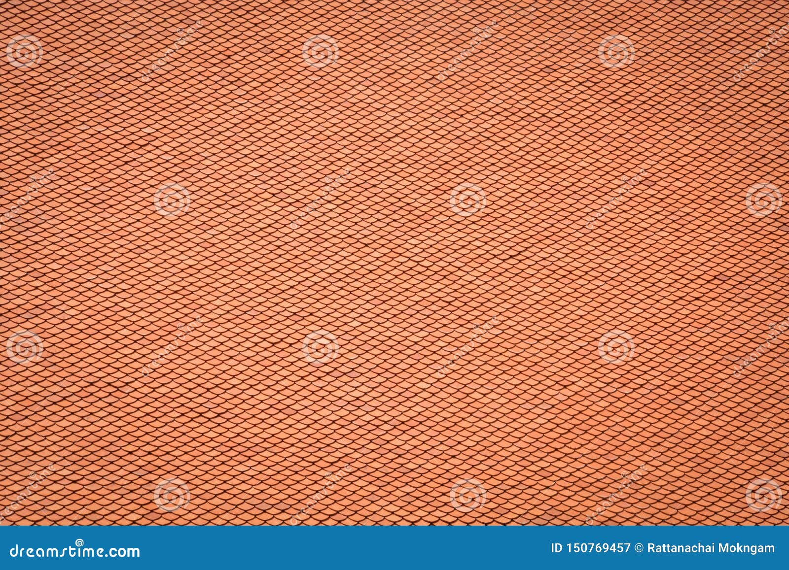 Thai Old Style Rooftop Pattern Design, Layer of Red Clay Tiles Roof ...