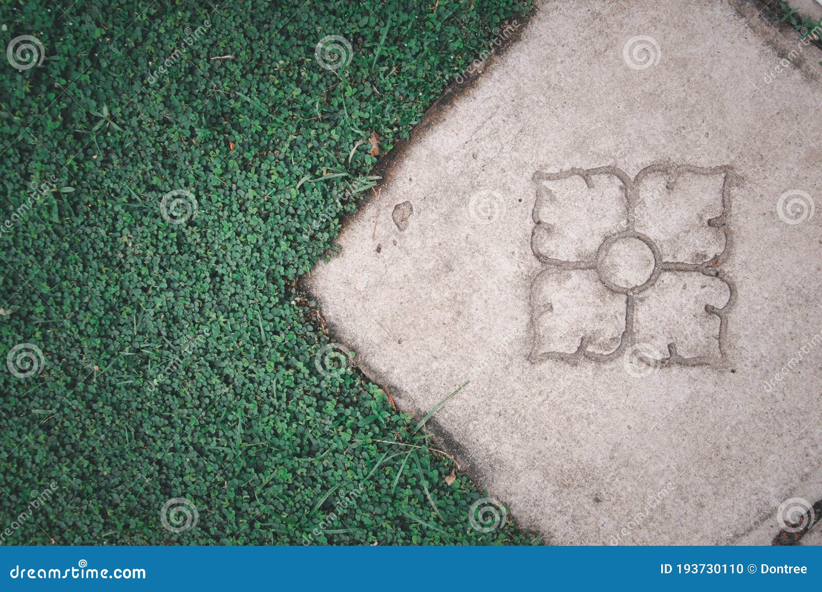 Red Brick Flooring. Top View Of Red Bricks Paving Stones Footpath On A ...