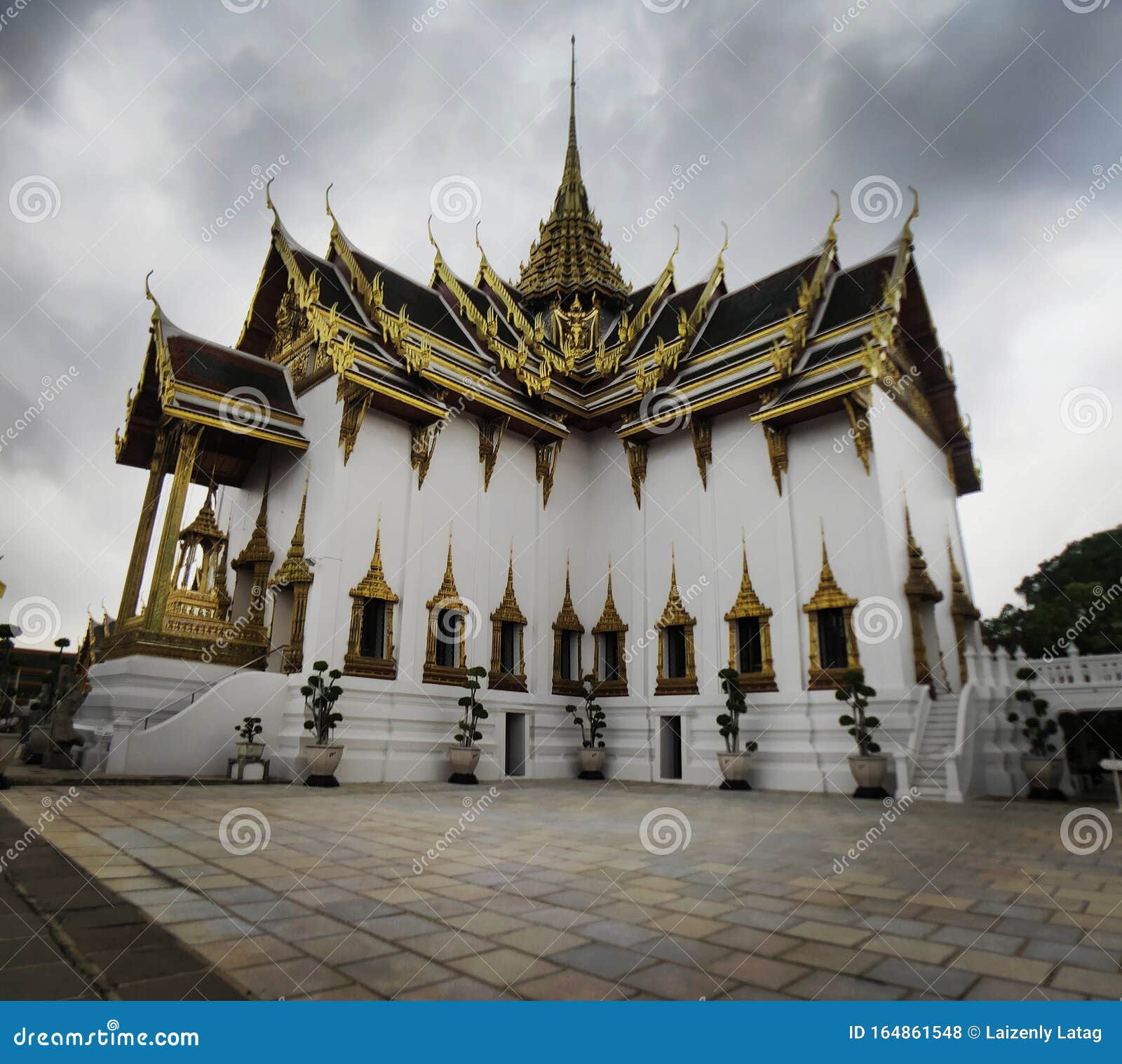 Thai Palace stock photo. Image of palace, structure - 164861548