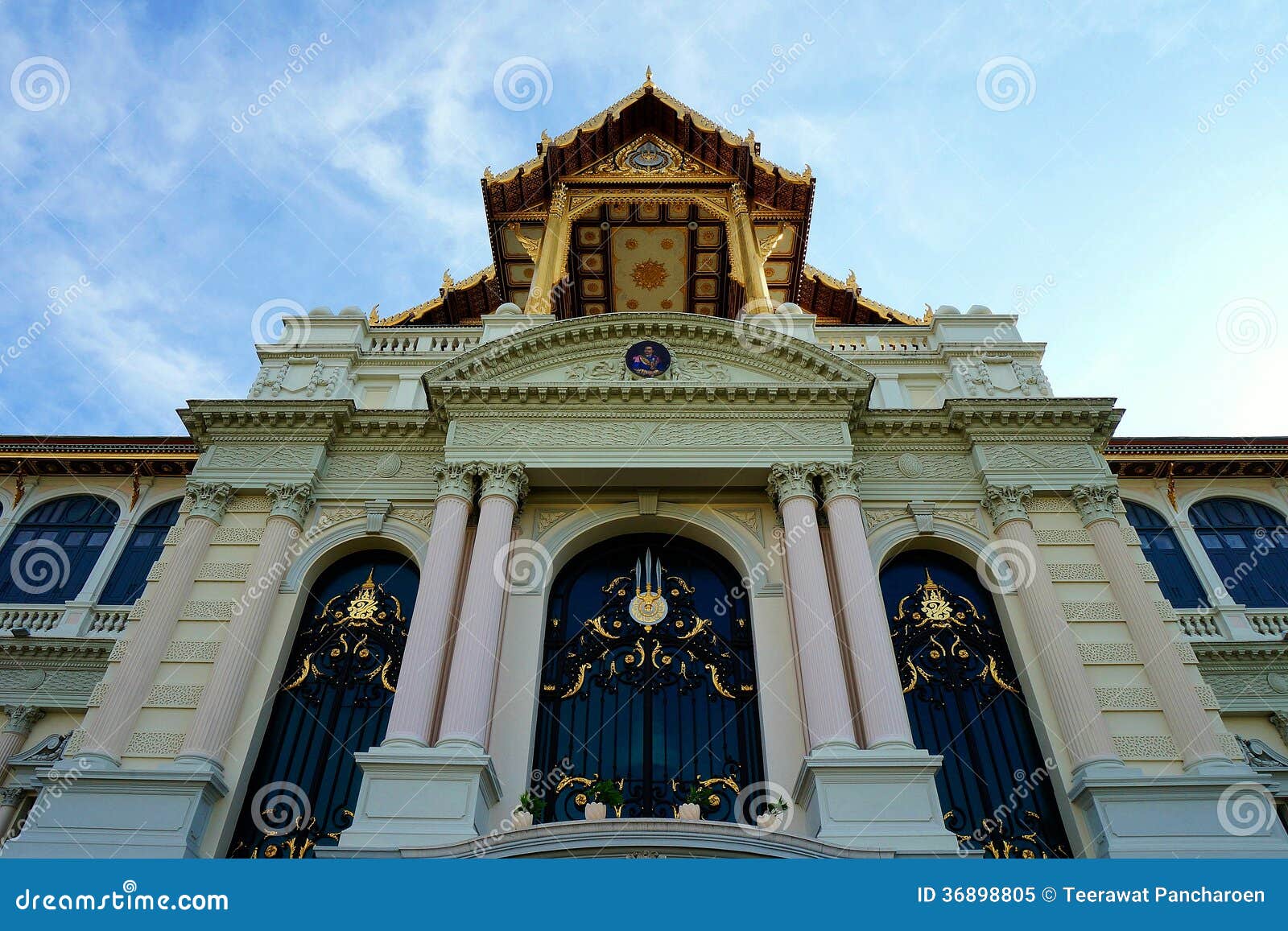 Thai Palace stock image. Image of oriental, buddhism - 36898805