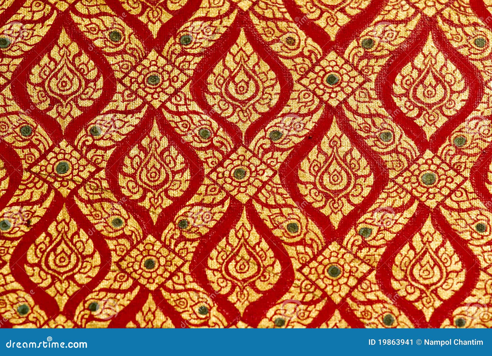Thai Pattern Stock Image - Image: 19863941