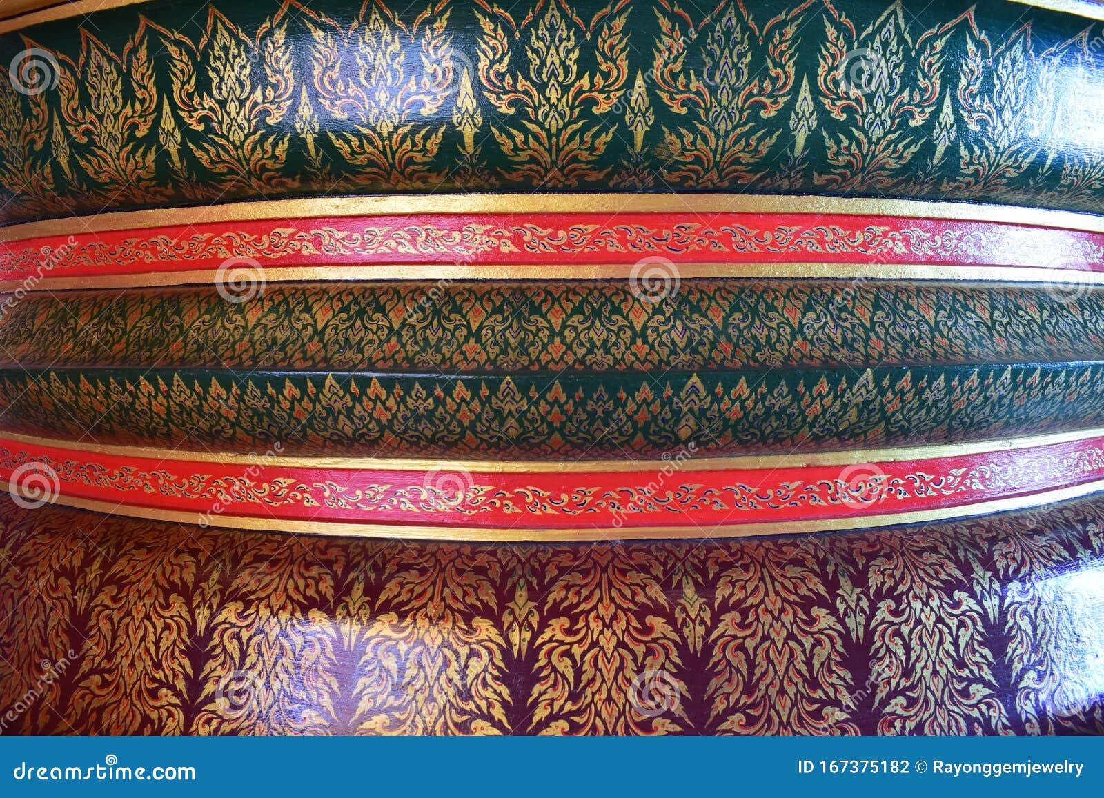 Thai Pattern is an Art of Wall Paintings Various Patterns, Beautiful ...