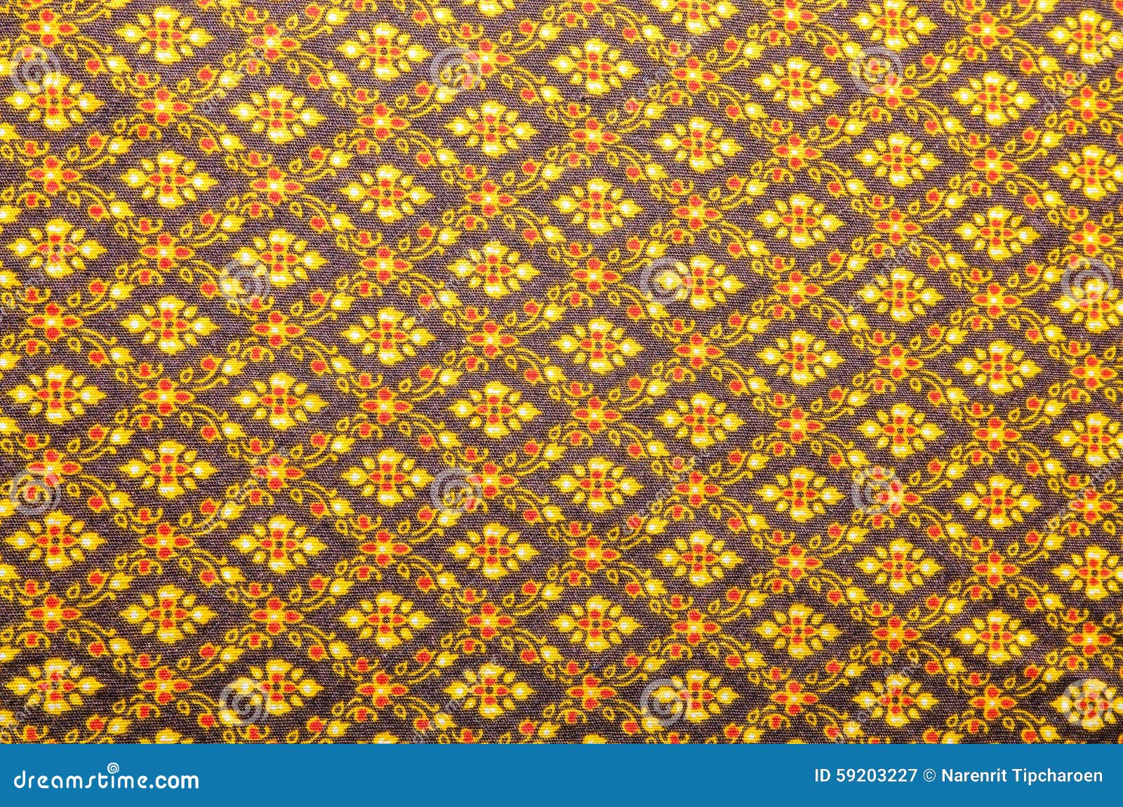 Thai Pattern Fabric Background Stock Image - Image of cloth, ornament ...