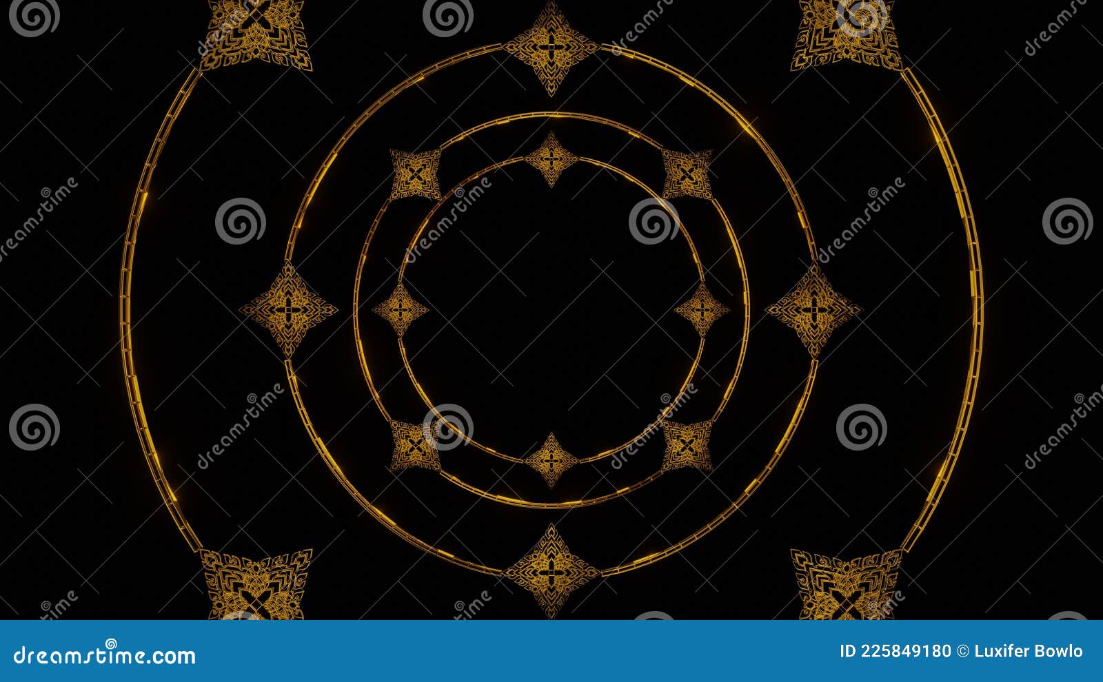 Thai Pattern Frame Modern Design. Stock Illustration - Illustration of ...