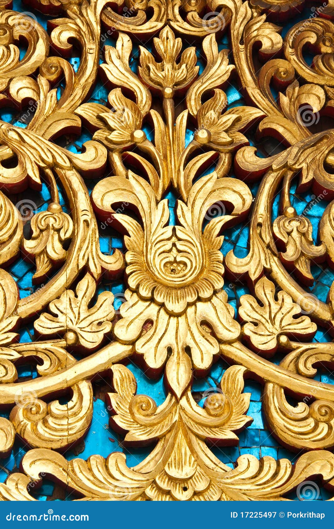 Thai patterns stock image. Image of detail, gold, decorative - 17225497