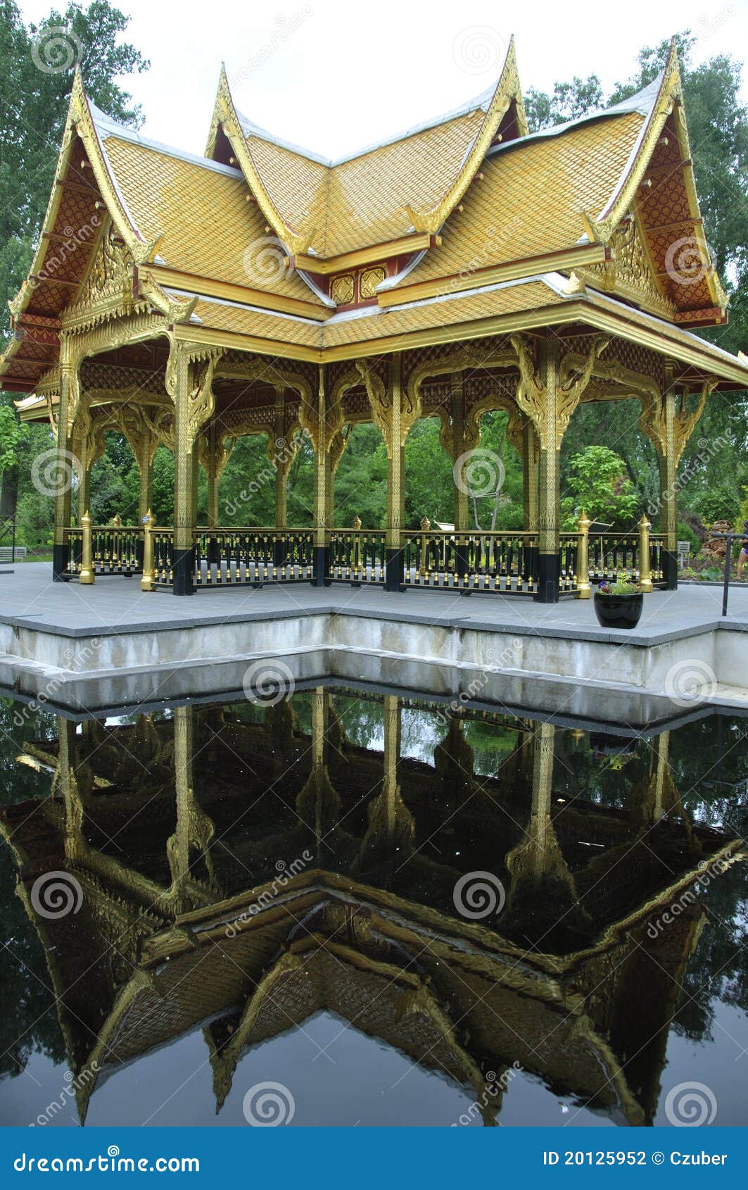 Thai pavillion stock photo. Image of beautiful, oriental - 20125952