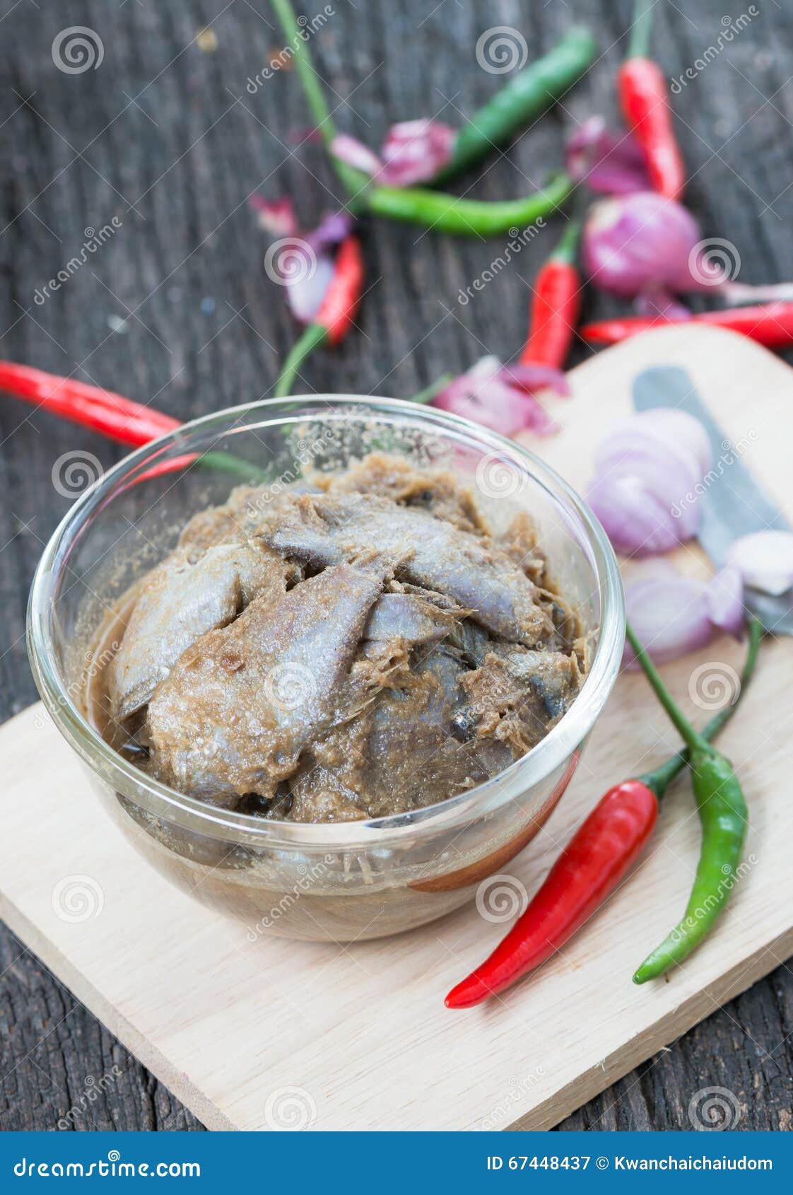 Thai pickled fish stock image. Image of spice, thai, ingredient - 67448437