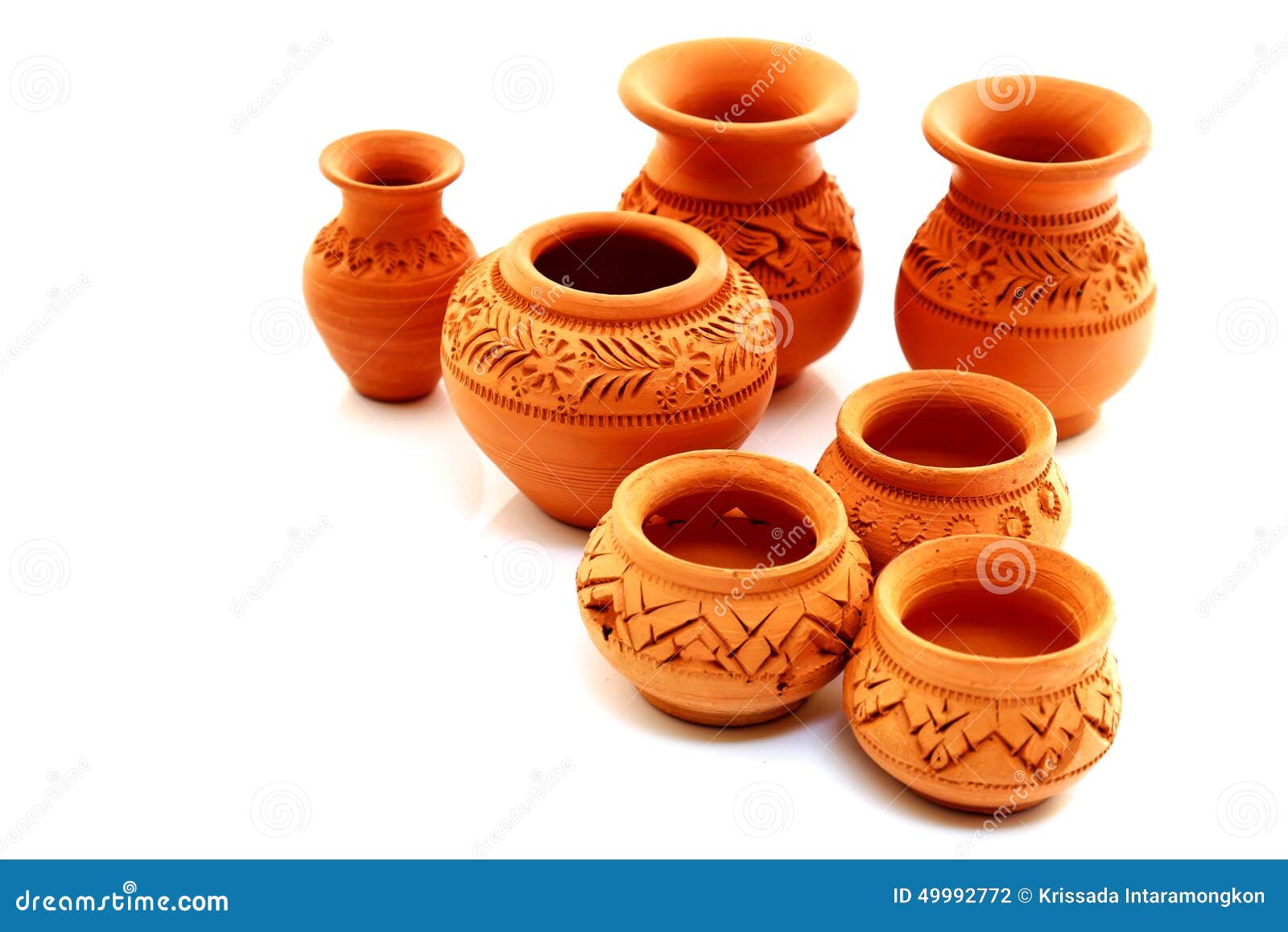 Thai Pottery stock photo. Image of fine, style, culture - 49992772