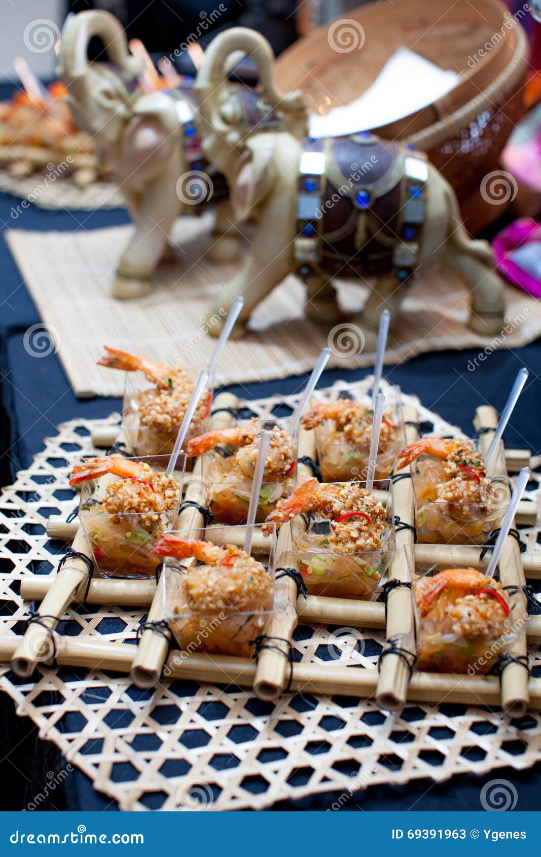 Thai Prawn Canapes stock image. Image of malaysia, baked - 69391963