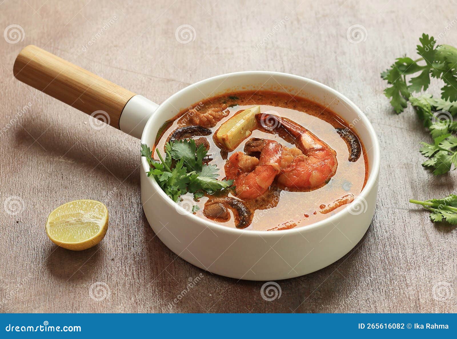 Thai Prawn Red Curry stock photo. Image of seafood, thai - 265616082