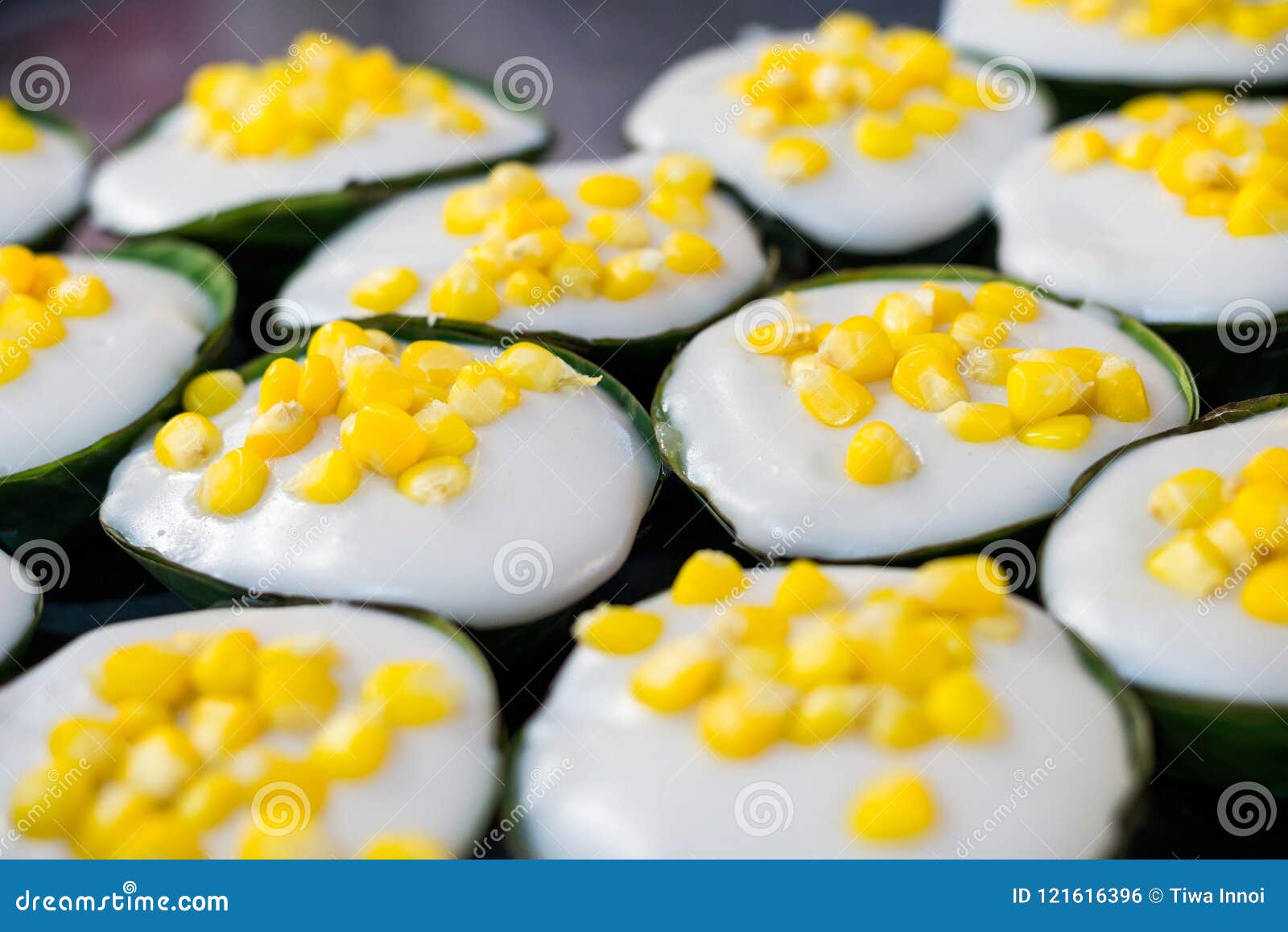 Thai Pudding stock photo. Image of closeup, disk, thailand - 121616396