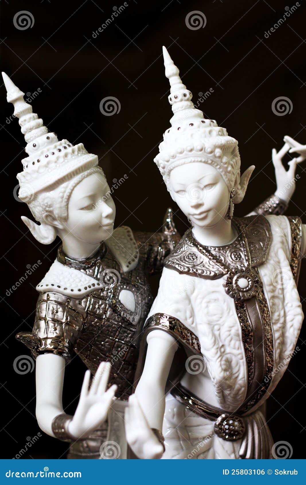 Thai Puppet stock photo. Image of details, painted, asia - 25803106