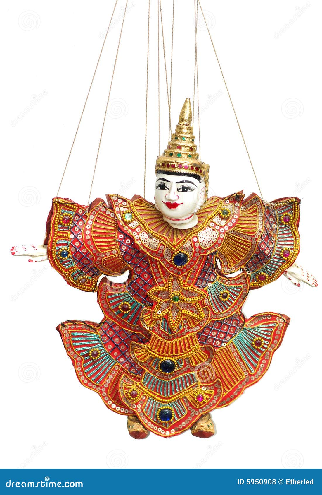 Thai puppet stock photo. Image of decorate, effigy, festival - 5950908