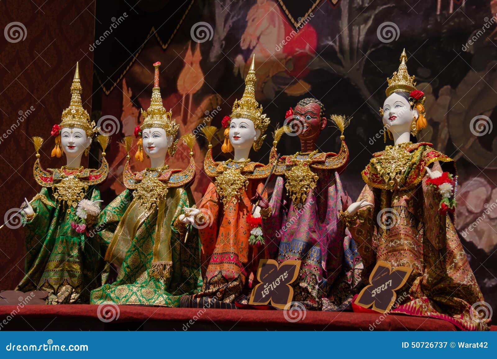 Thai Puppet Show at Bangkok, Thailand. Editorial Photography - Image of ...