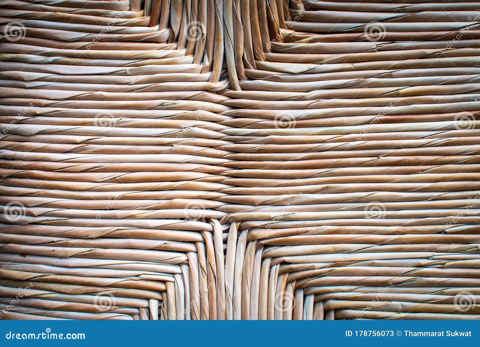 Thai Rattan Weave Pattern, Close Up Stock Image - Image of basketry ...