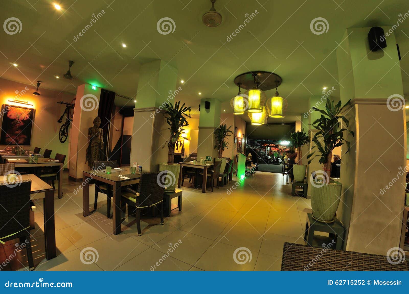 Thai Restaurant Interior Design Editorial Photography - Image of cosy ...