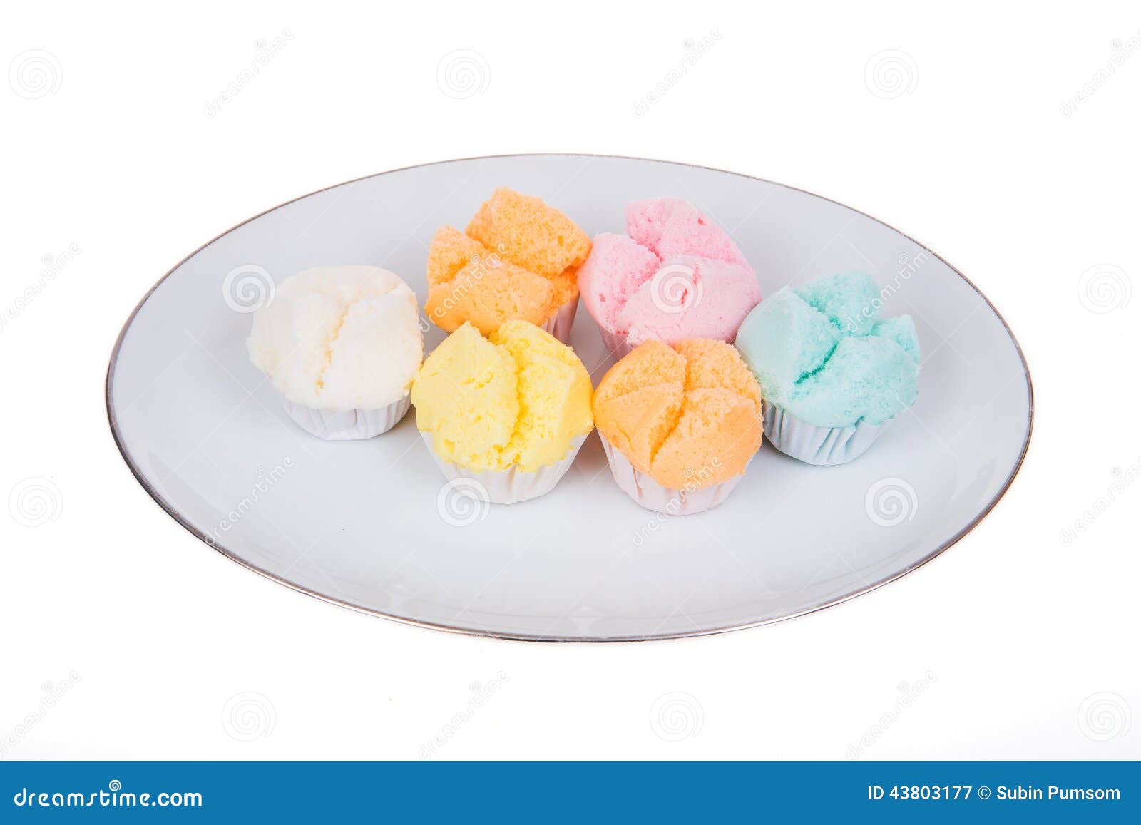 Thai Rice Flour Muffin stock image. Image of baked, muffin - 43803177