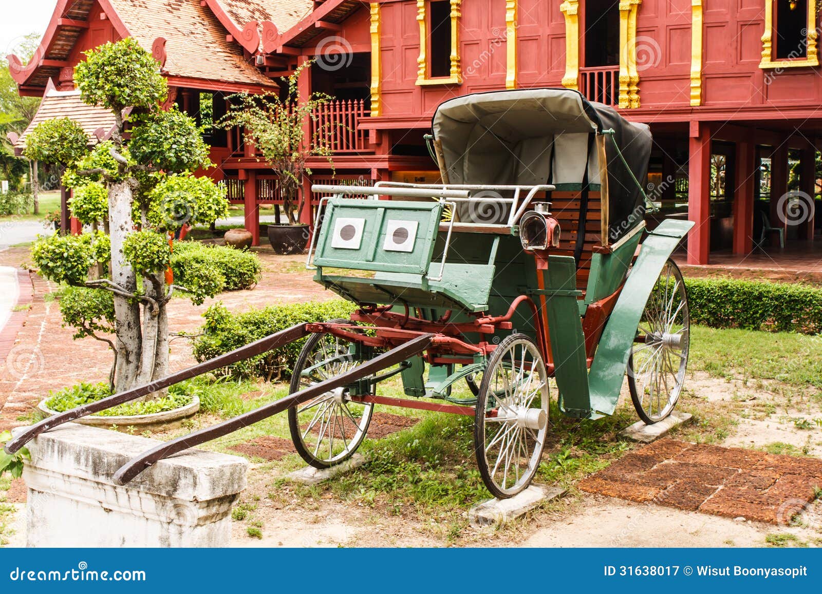 Thai Rickshaw in Ancient City Stock Image - Image of street, road: 31638017