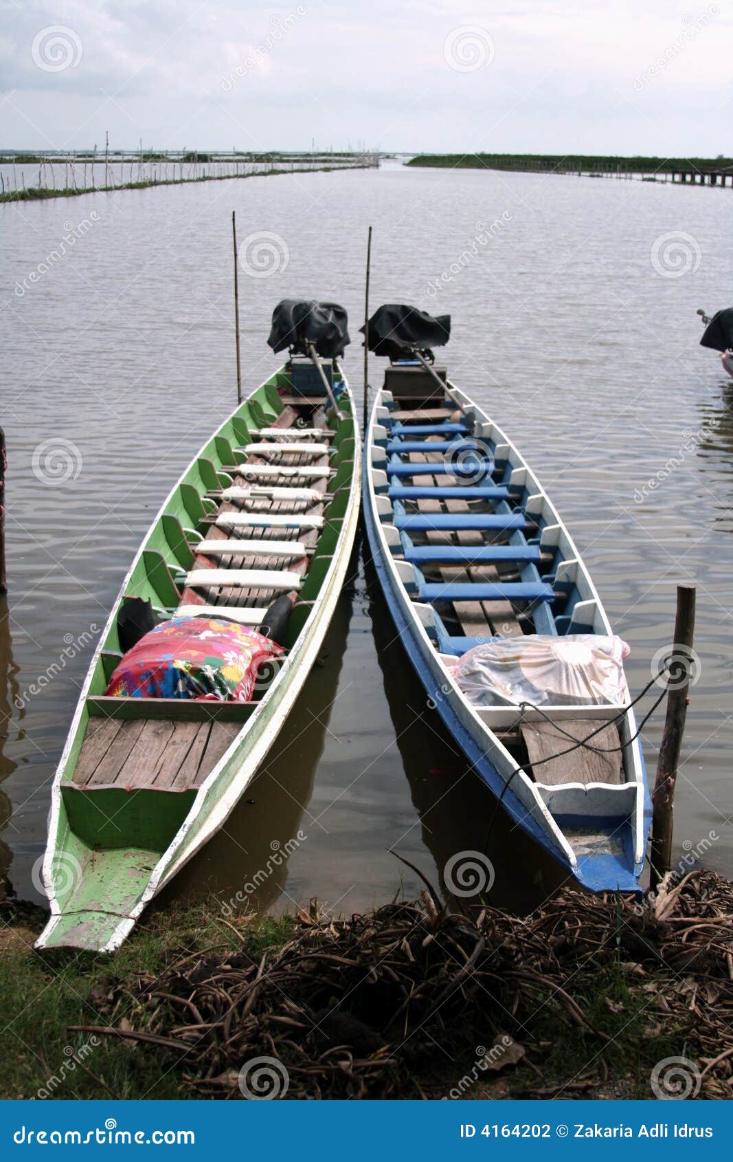 Thai Sampan Boat stock photo. Image of sampans, heritage - 4164202
