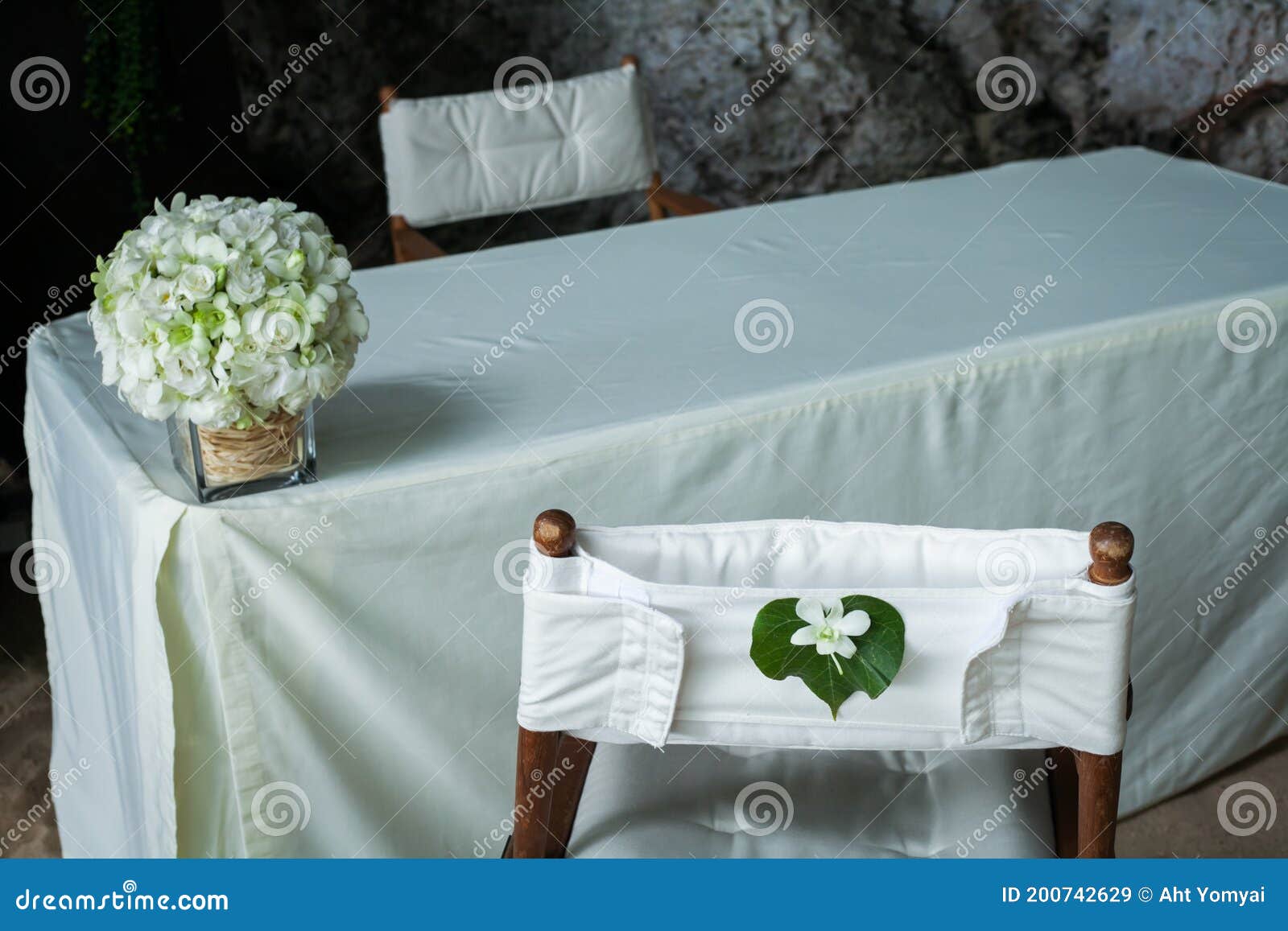 Thai Setup Wedding Ceremony Stock Image - Image of thailand, heart ...