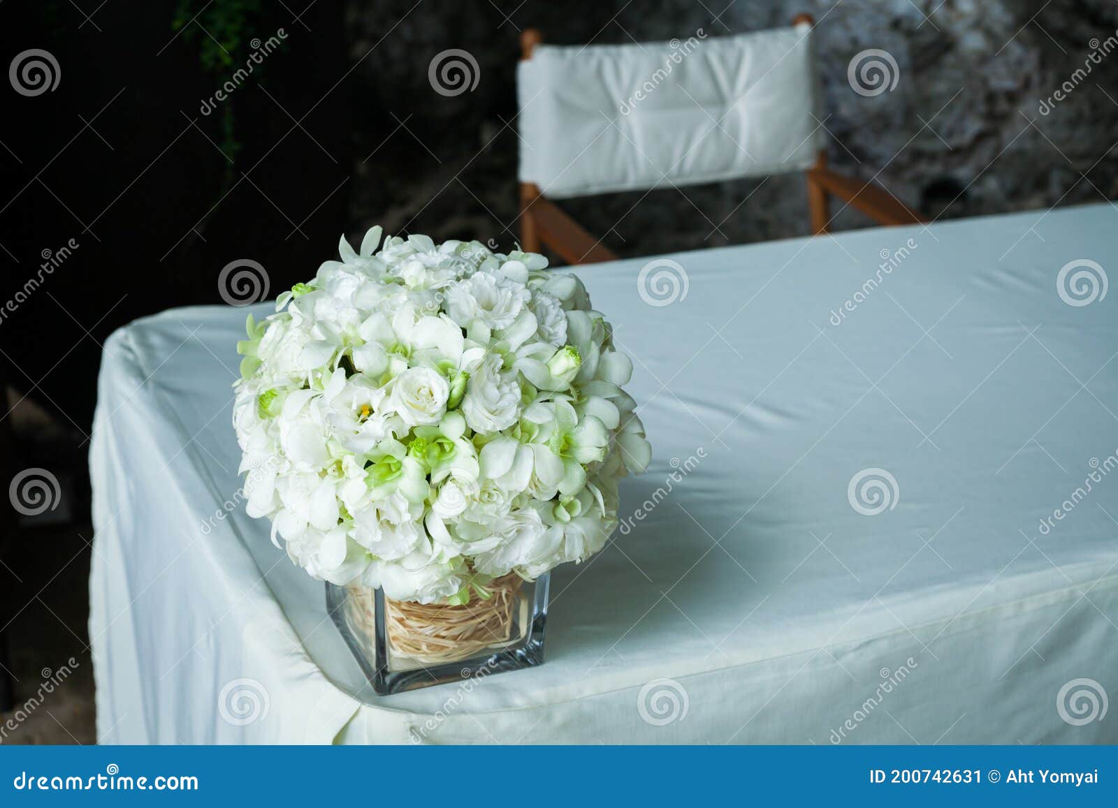Thai Setup Wedding Ceremony Stock Image - Image of flower, wedding ...