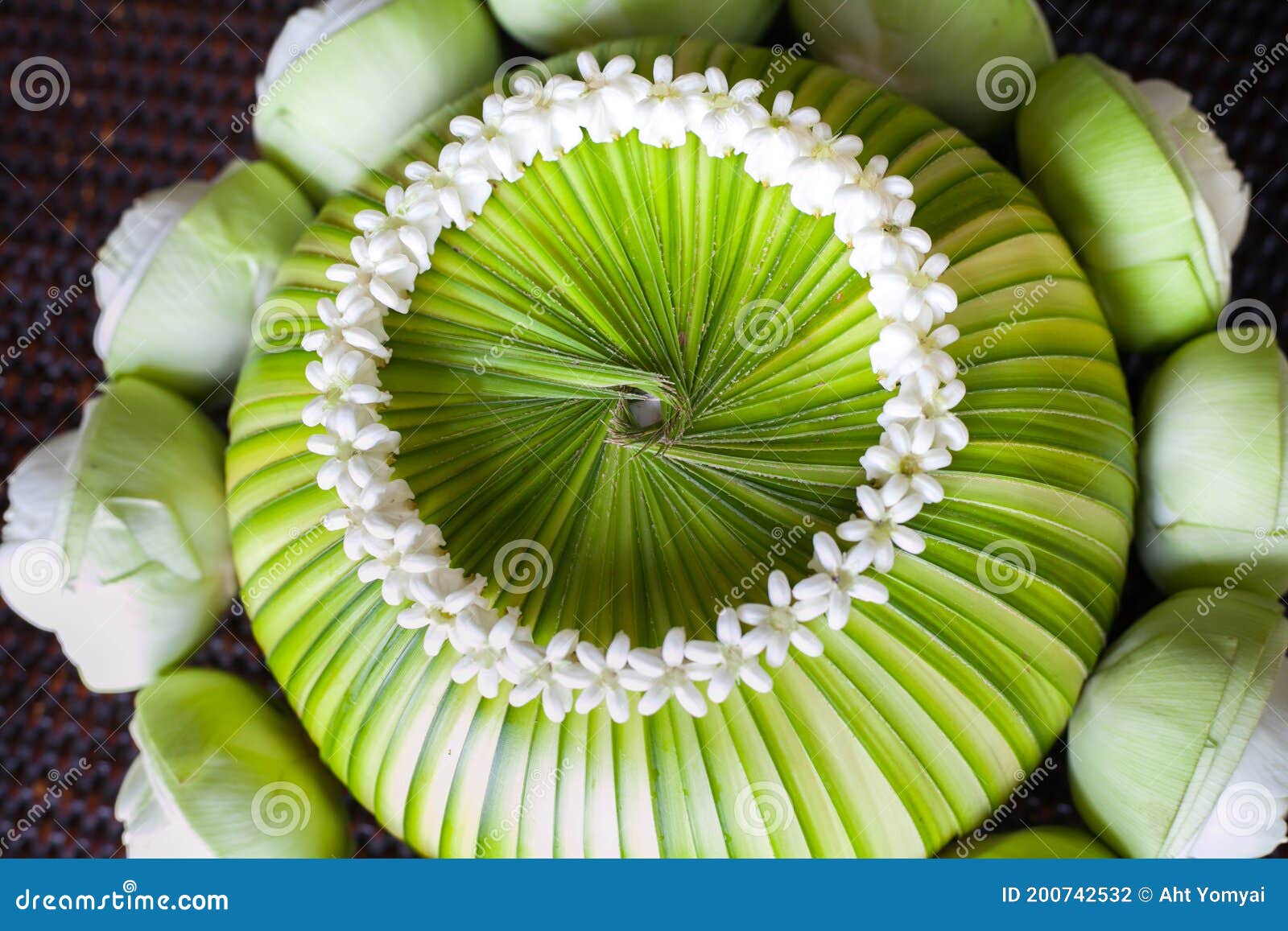 Thai Setup Wedding Ceremony Stock Photo - Image of betel, gold: 200742532