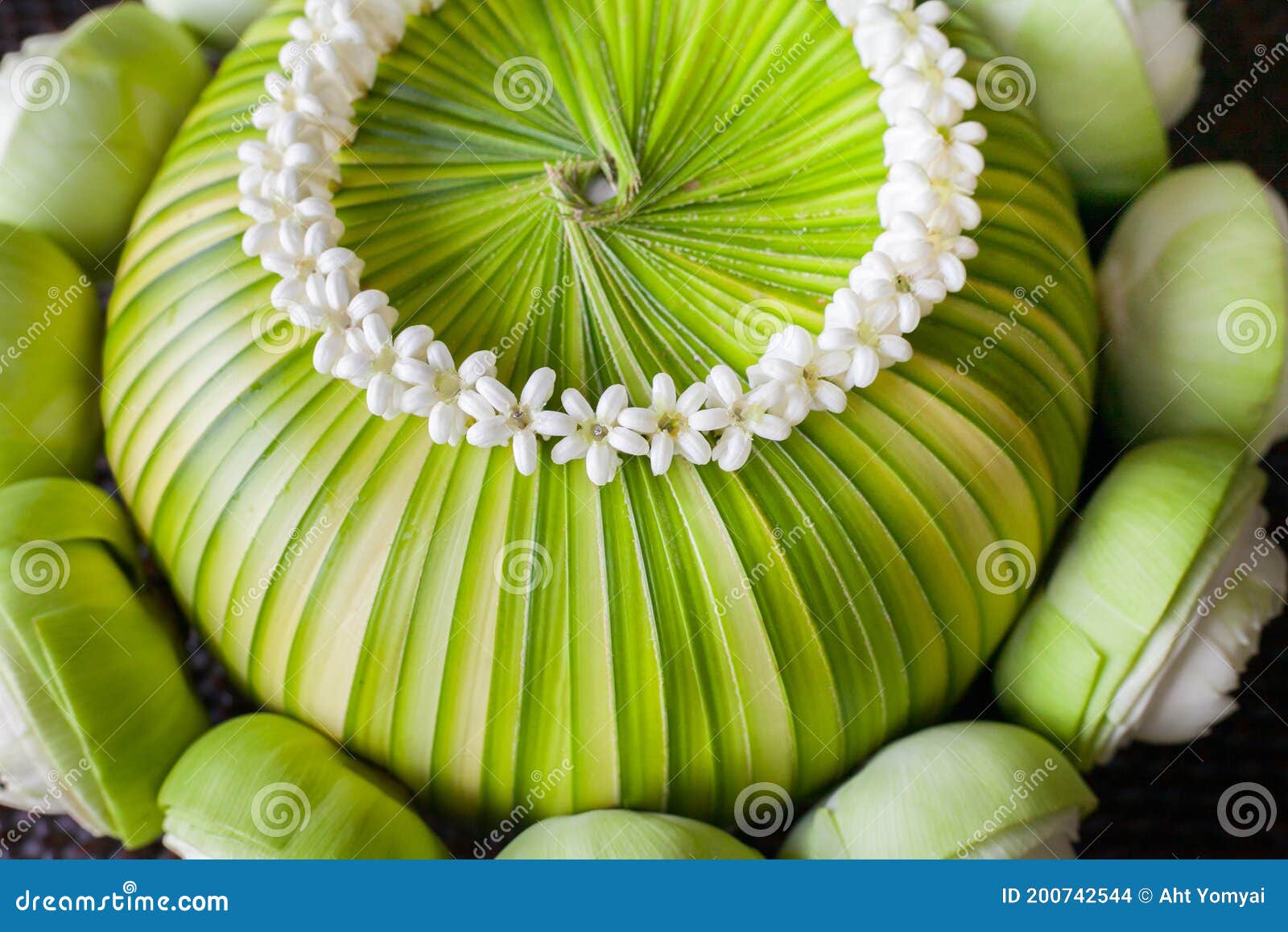 Thai Setup Wedding Ceremony Stock Photo - Image of couple, metal: 200742544