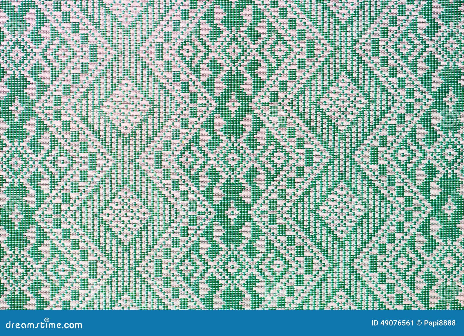 Thai silk green pattern stock image. Image of asian, closeup - 49076561