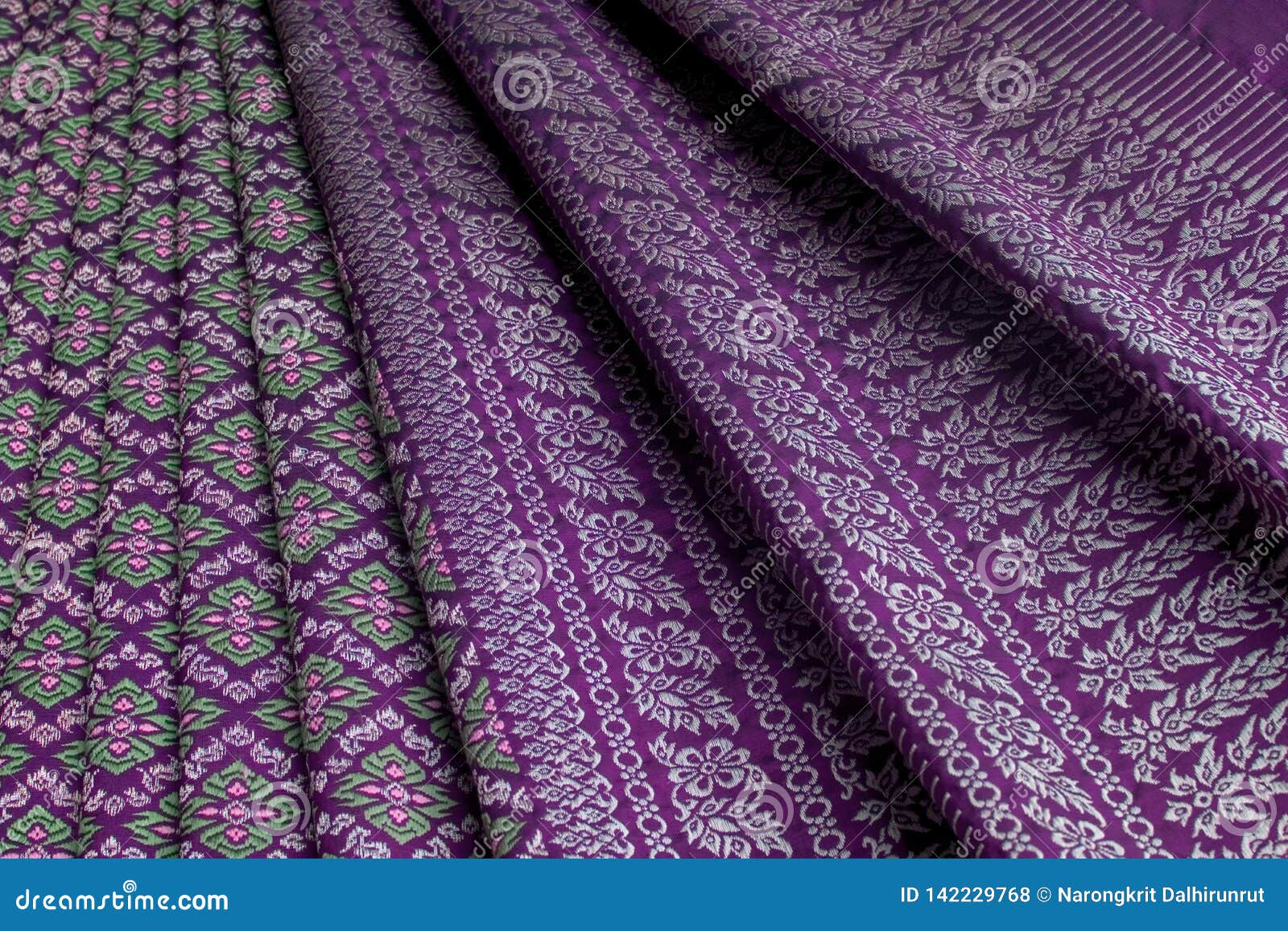 Thai Silk Pattern, Design, Texture, Thread, Cocoon, Tool and Equipment ...
