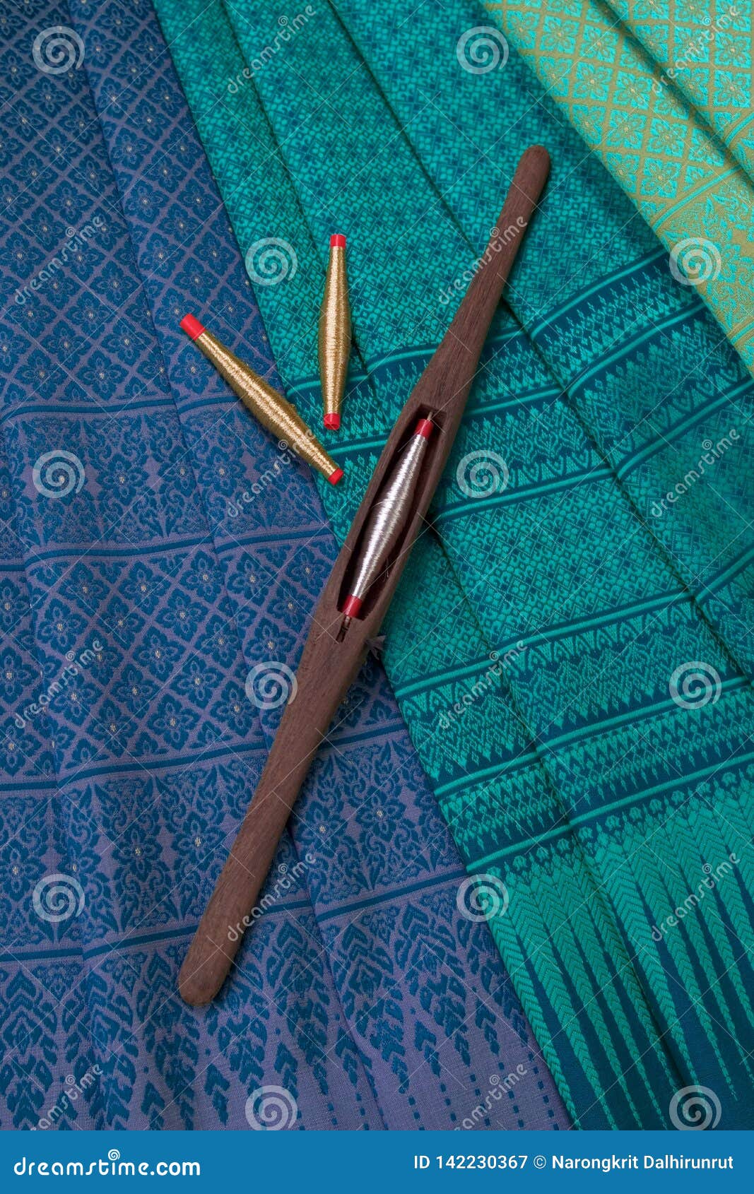 Thai Silk Pattern, Design, Texture, Thread, Cocoon, Tool and Equipment ...