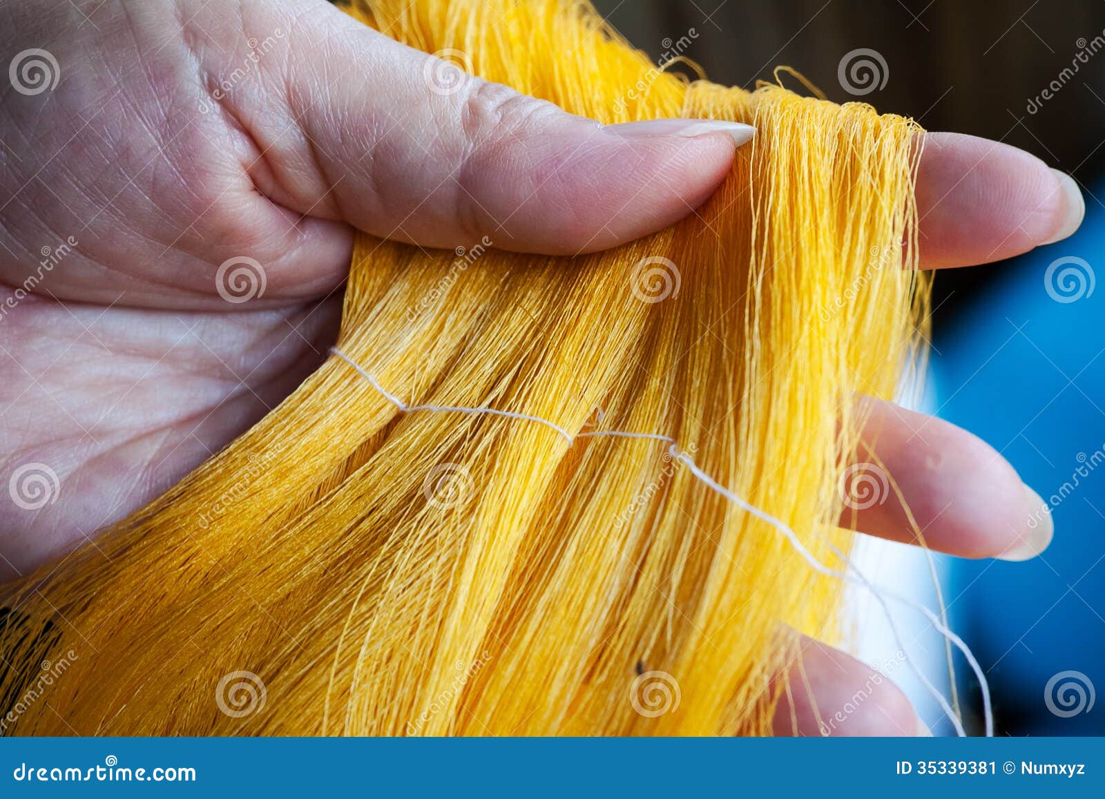 Thai Silk weaving stock image. Image of industry, culture - 35339381