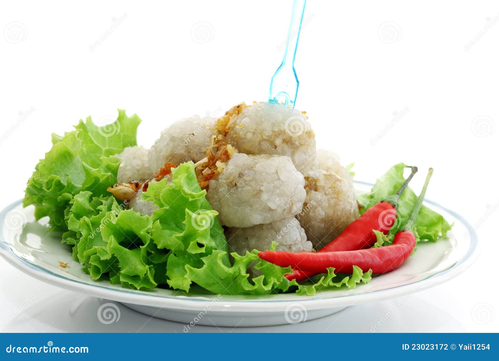 Thai snack. stock photo. Image of dessert, field, thailand - 23023172