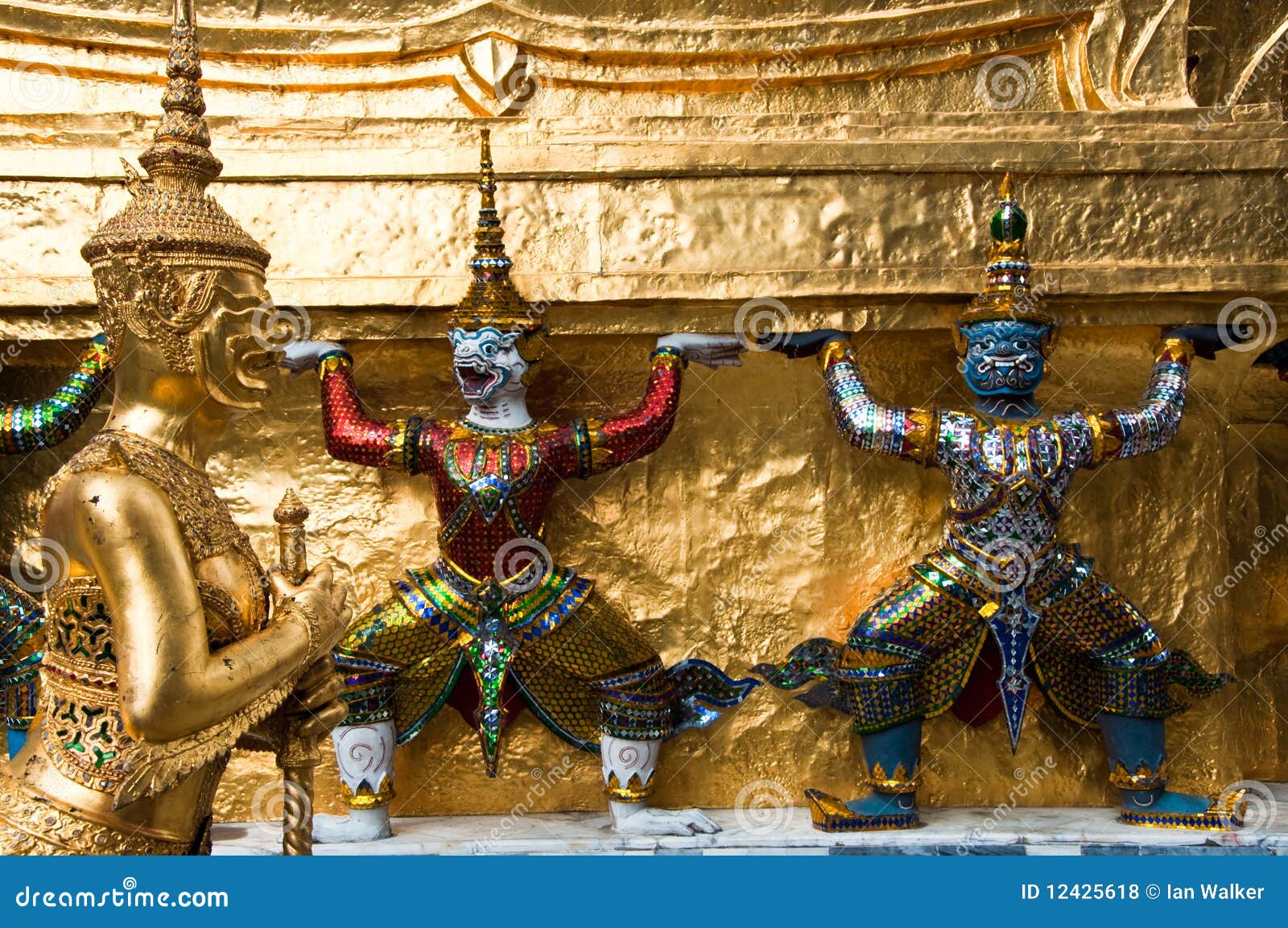 Thai Statue stock photo. Image of buddhism, tourist, buddhist - 12425618