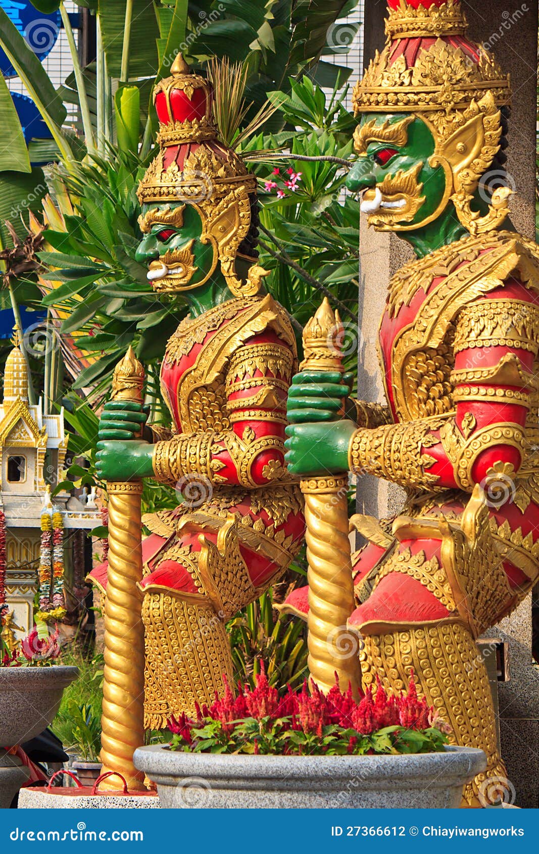 Thai statues stock photo. Image of religious, statue - 27366612