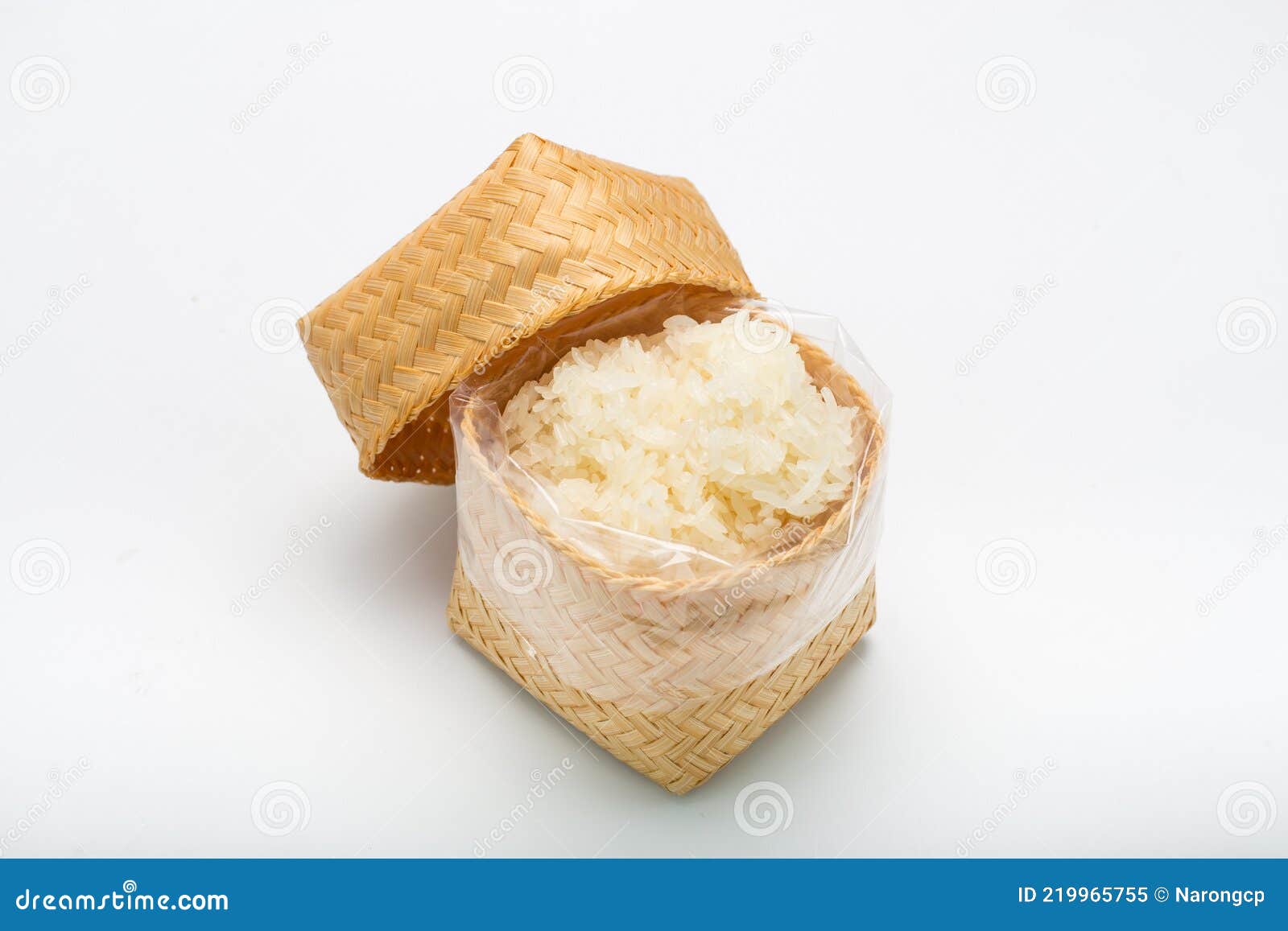 Thai Sticky Rice Box Isolated Royalty-Free Stock Image | CartoonDealer ...