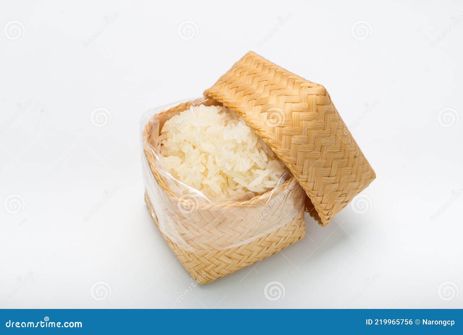 Thai Sticky Rice Box Isolated Royalty-Free Stock Image | CartoonDealer ...