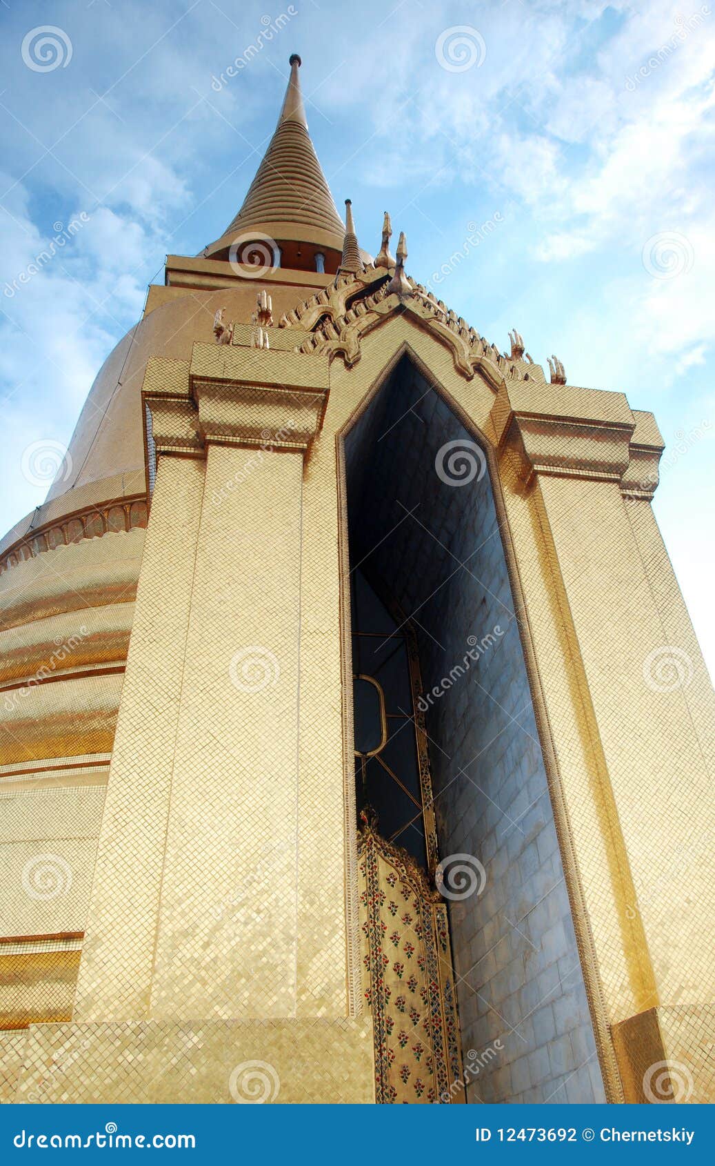 Thai stupa stock photo. Image of thailand, bright, buddhist - 12473692